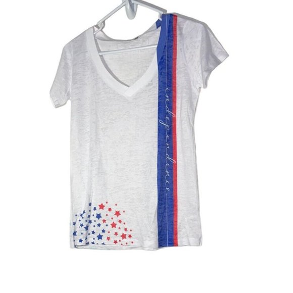 Whimsy Rose | Tops | Whimsy Rose Sheer Burnout V Neck T Shirt Sz S ...